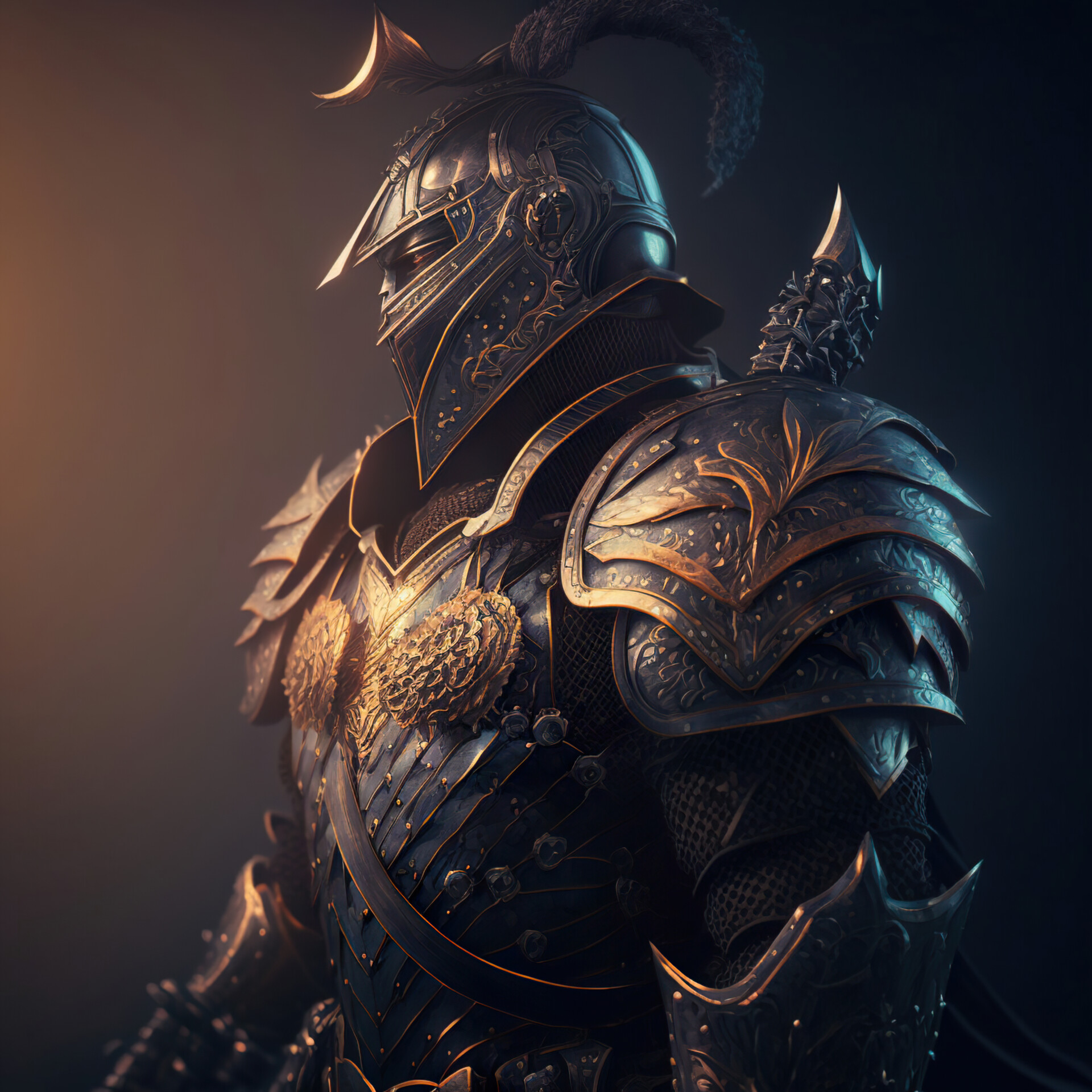 ArtStation - Some Knight concept art test