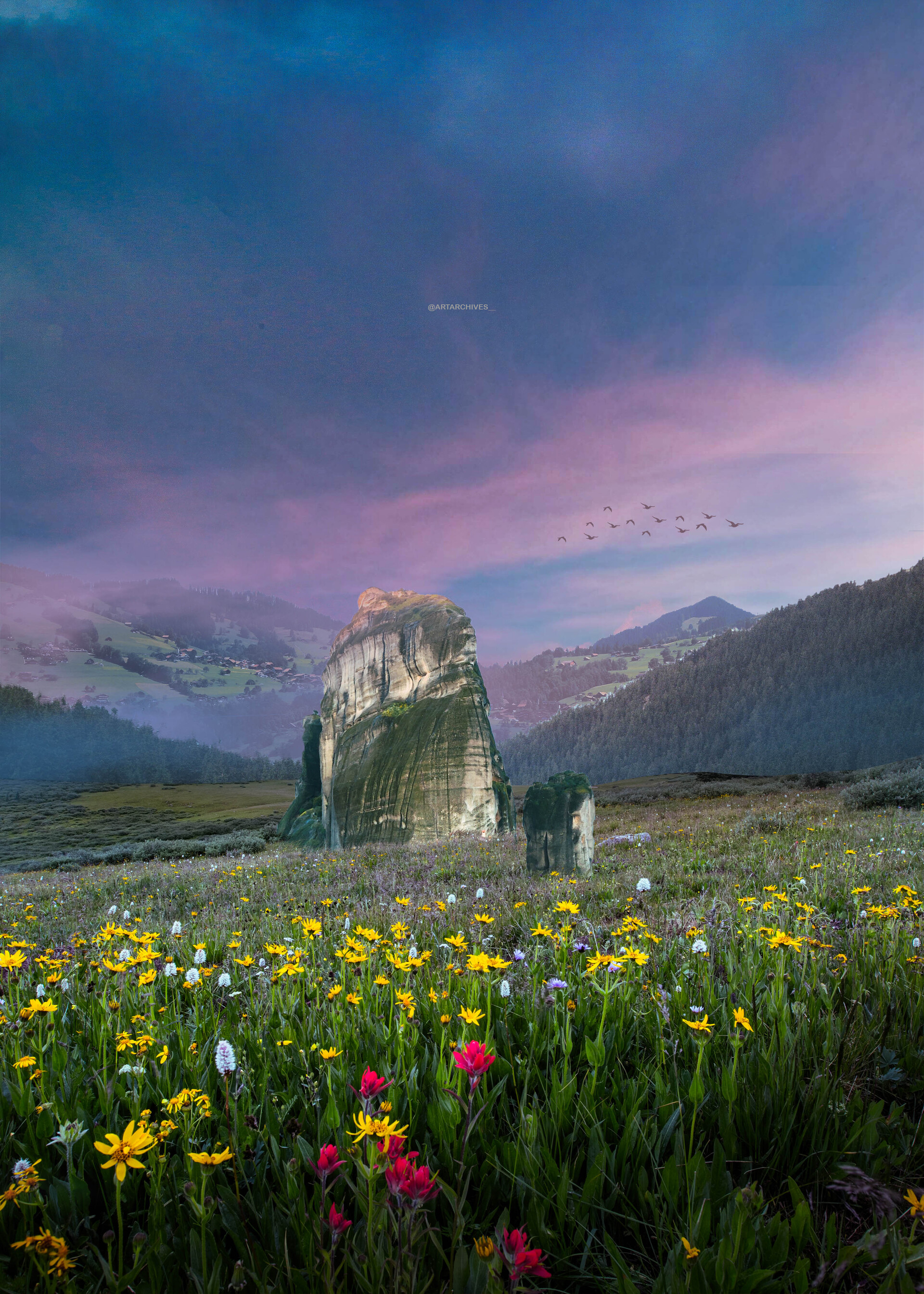 ArtStation - Flower Fields