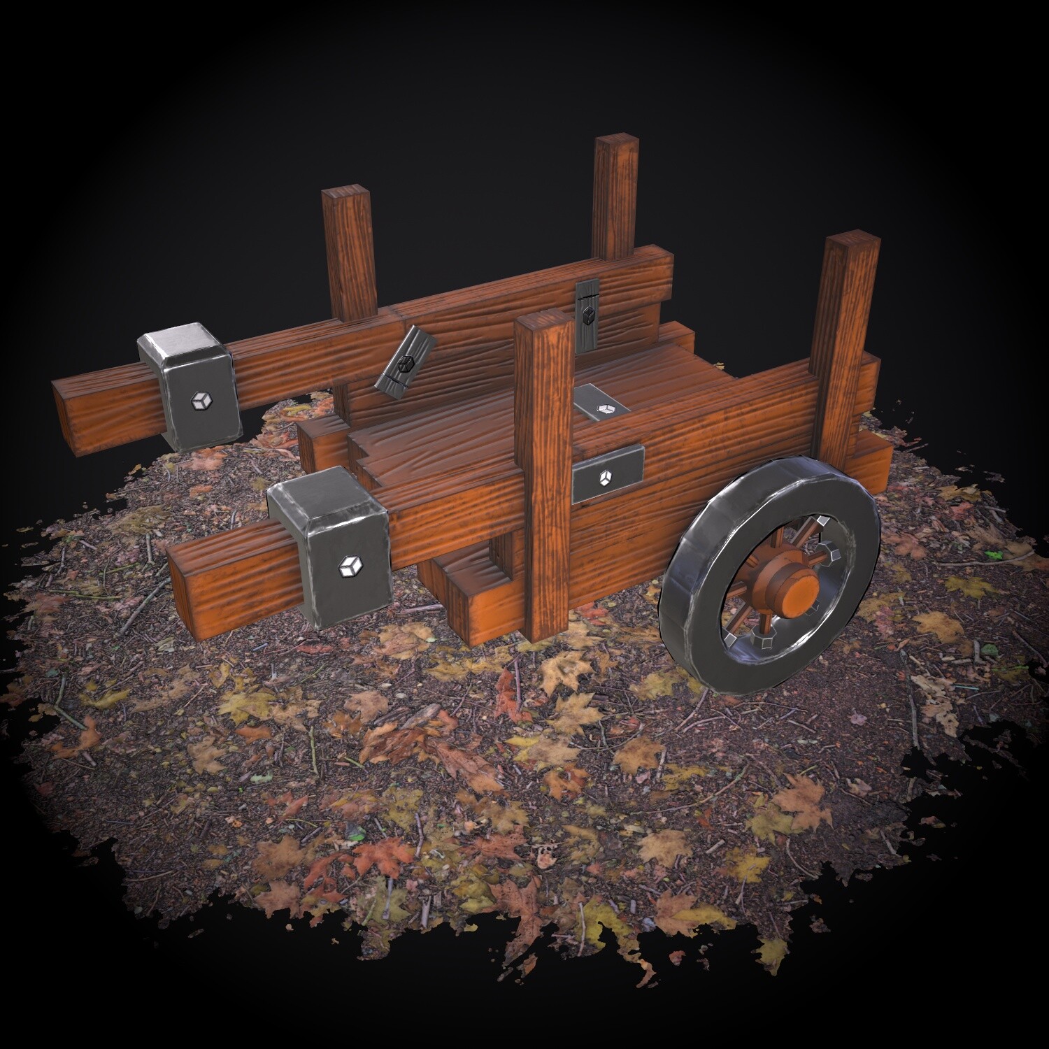 ArtStation - Stylized Carriage 3d