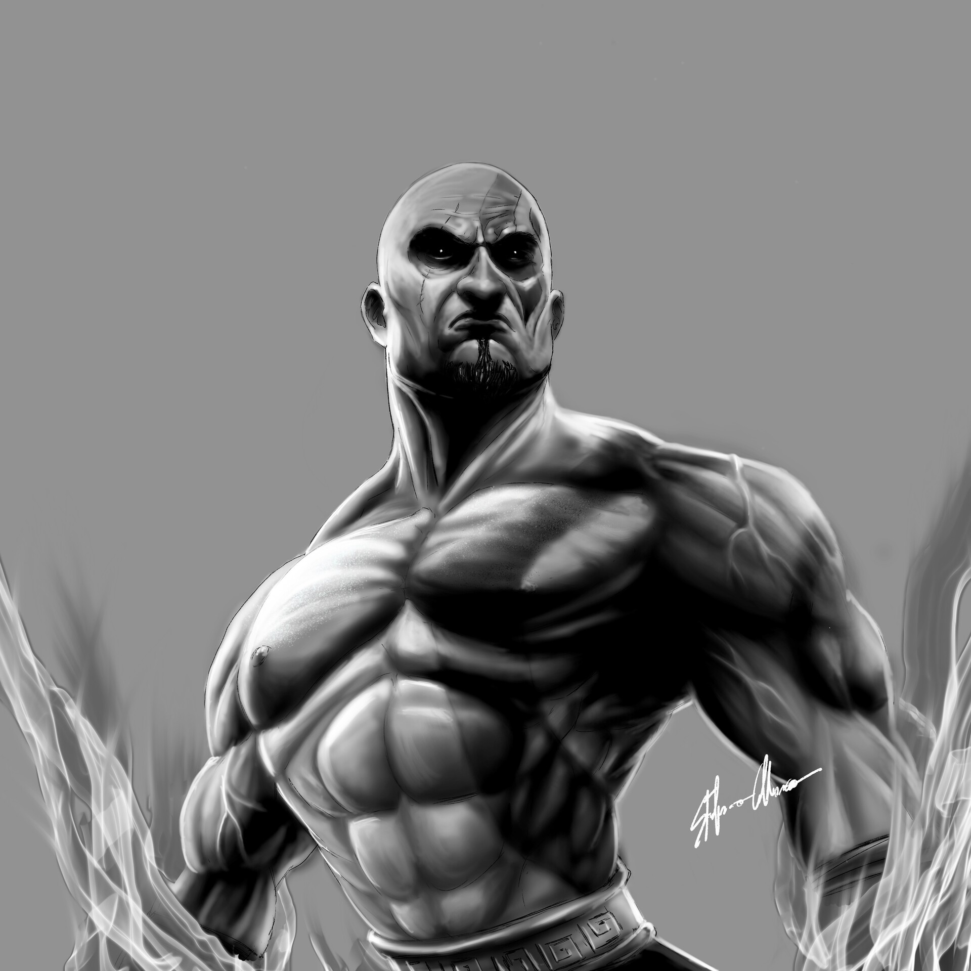 ArtStation - Kratos from God of War