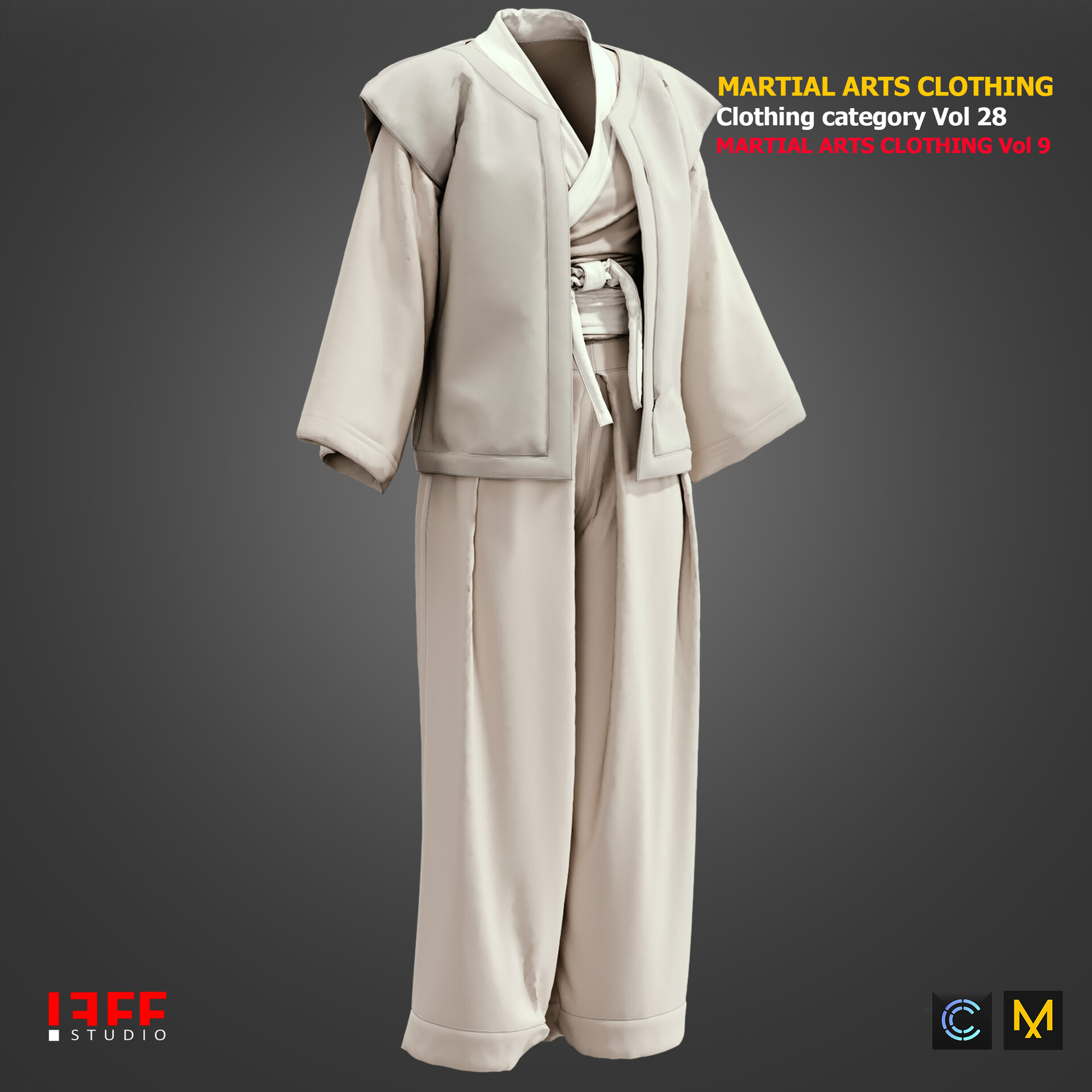 ArtStation - MARTIAL ARTS CLOTHING 9
