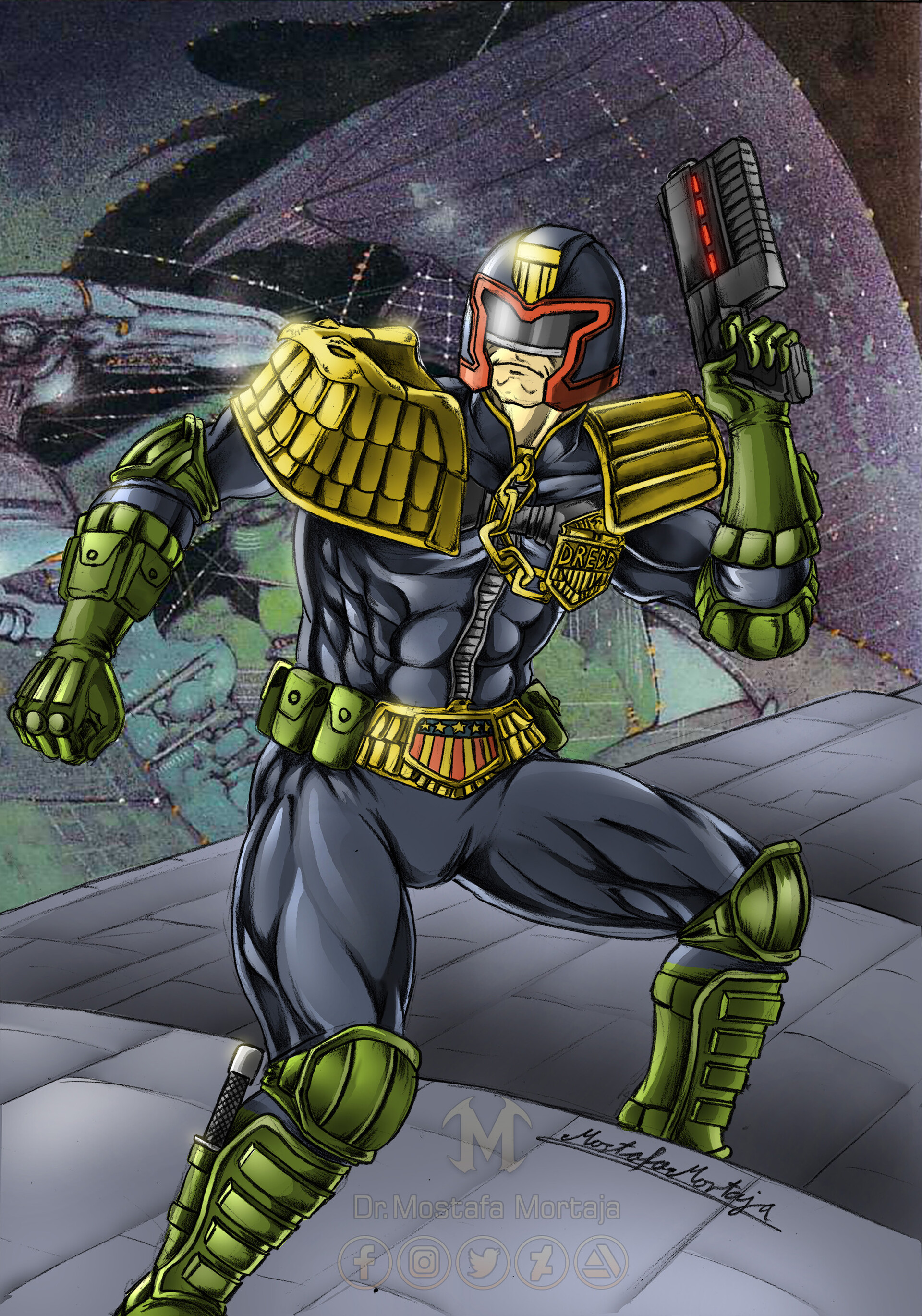 ArtStation - Judge Dredd