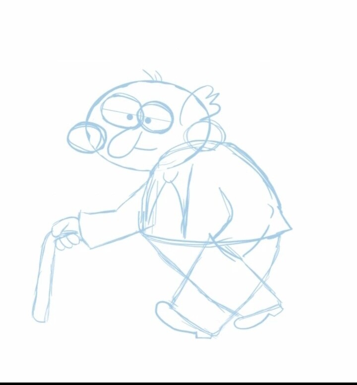 Nehal Zahid - 2D CHARACTER OLD MAN