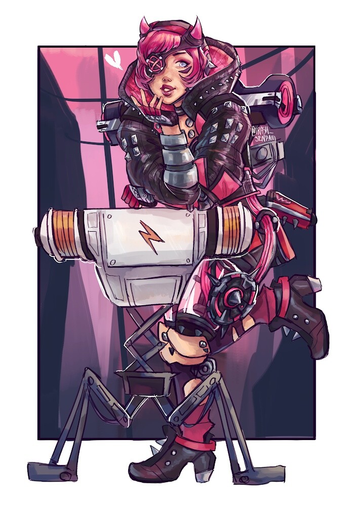Artstation Cyberpunk Wattson Fan Art