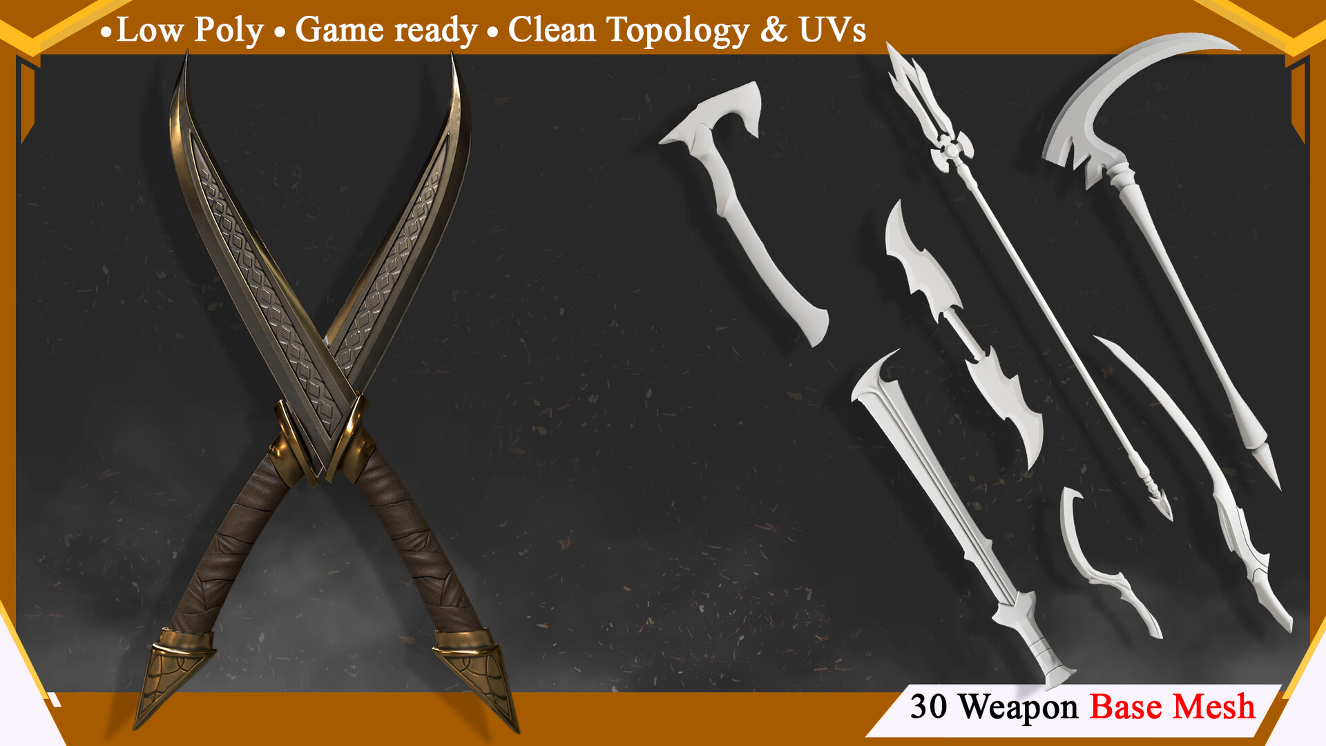 Mohammad Ghanbari - 30 Weapon Basemesh