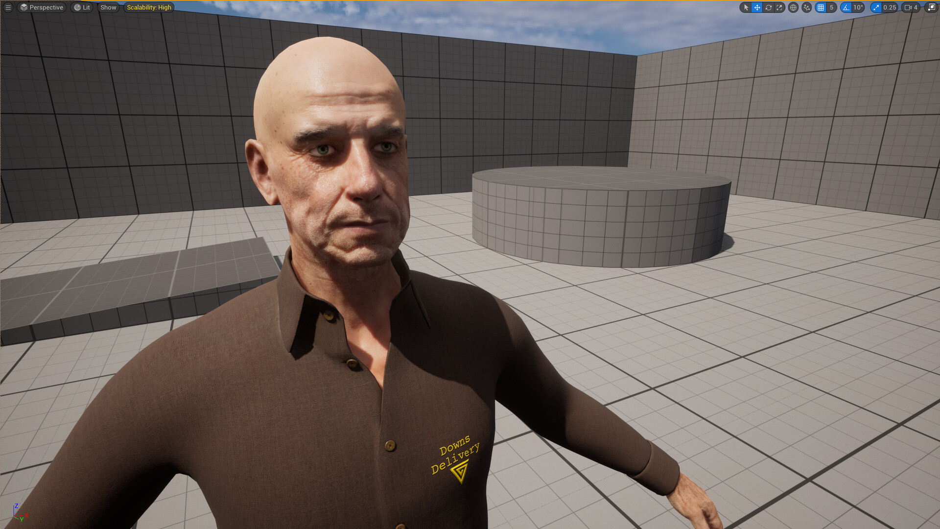 ArtStation - Courier Style Character