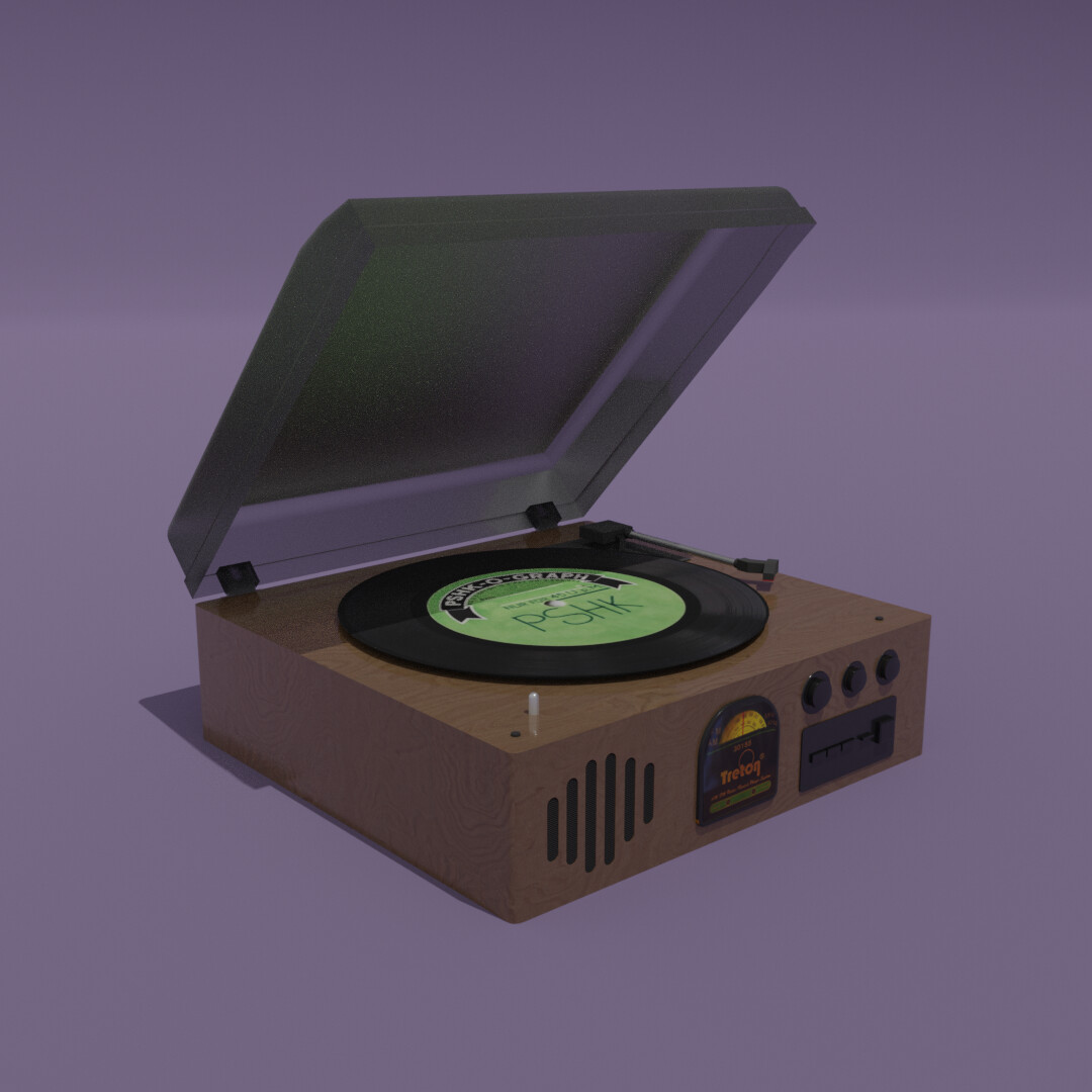 ArtStation - Vinyl player