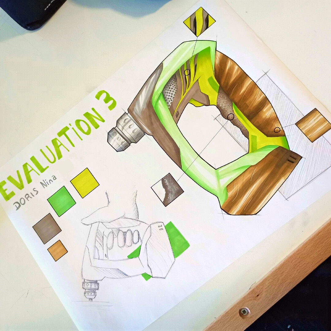 ArtStation - Exercice de texturing avec des feutres à Alcool