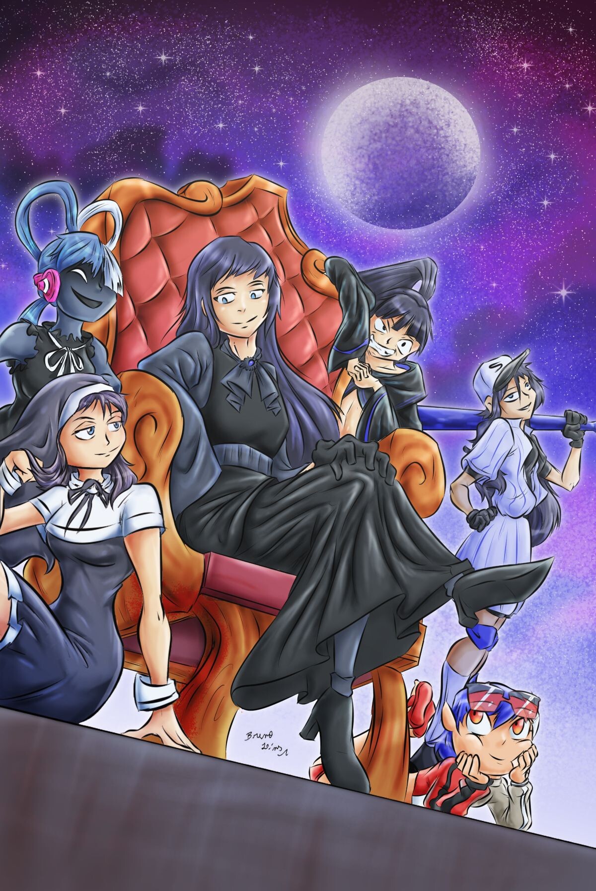 ArtStation - Multiple Characters Compositions