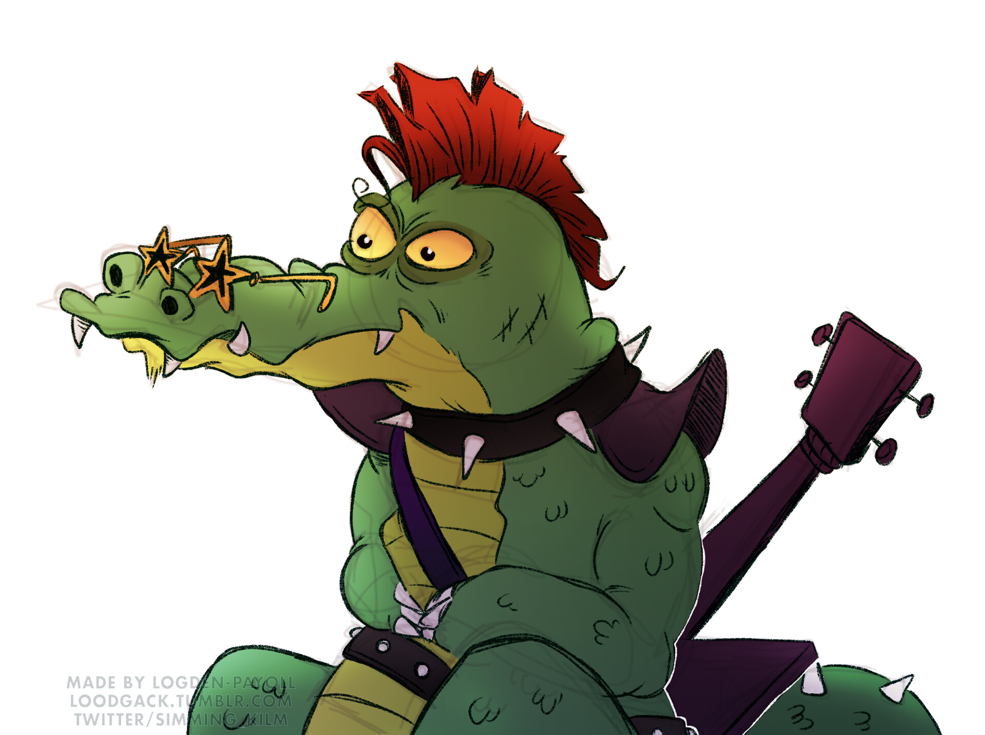 ArtStation - Montgomery gator sketch