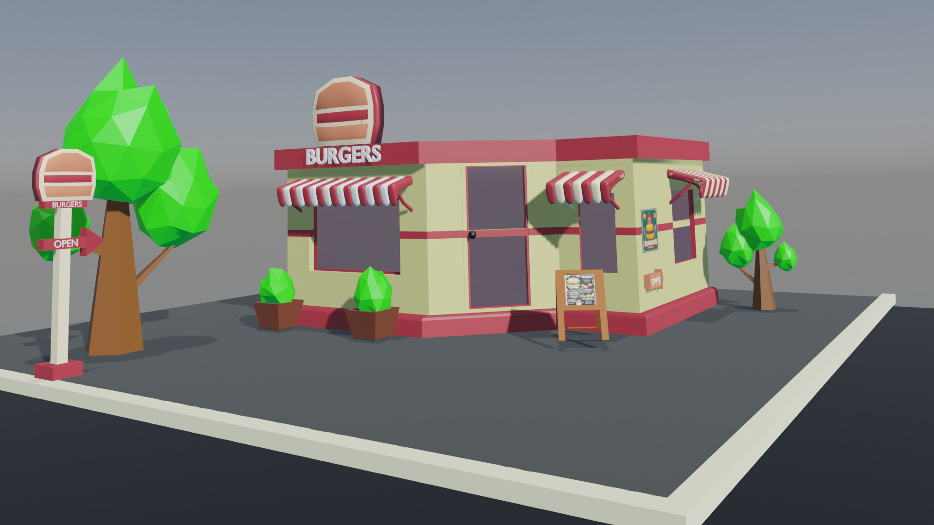 ArtStation - Burger House