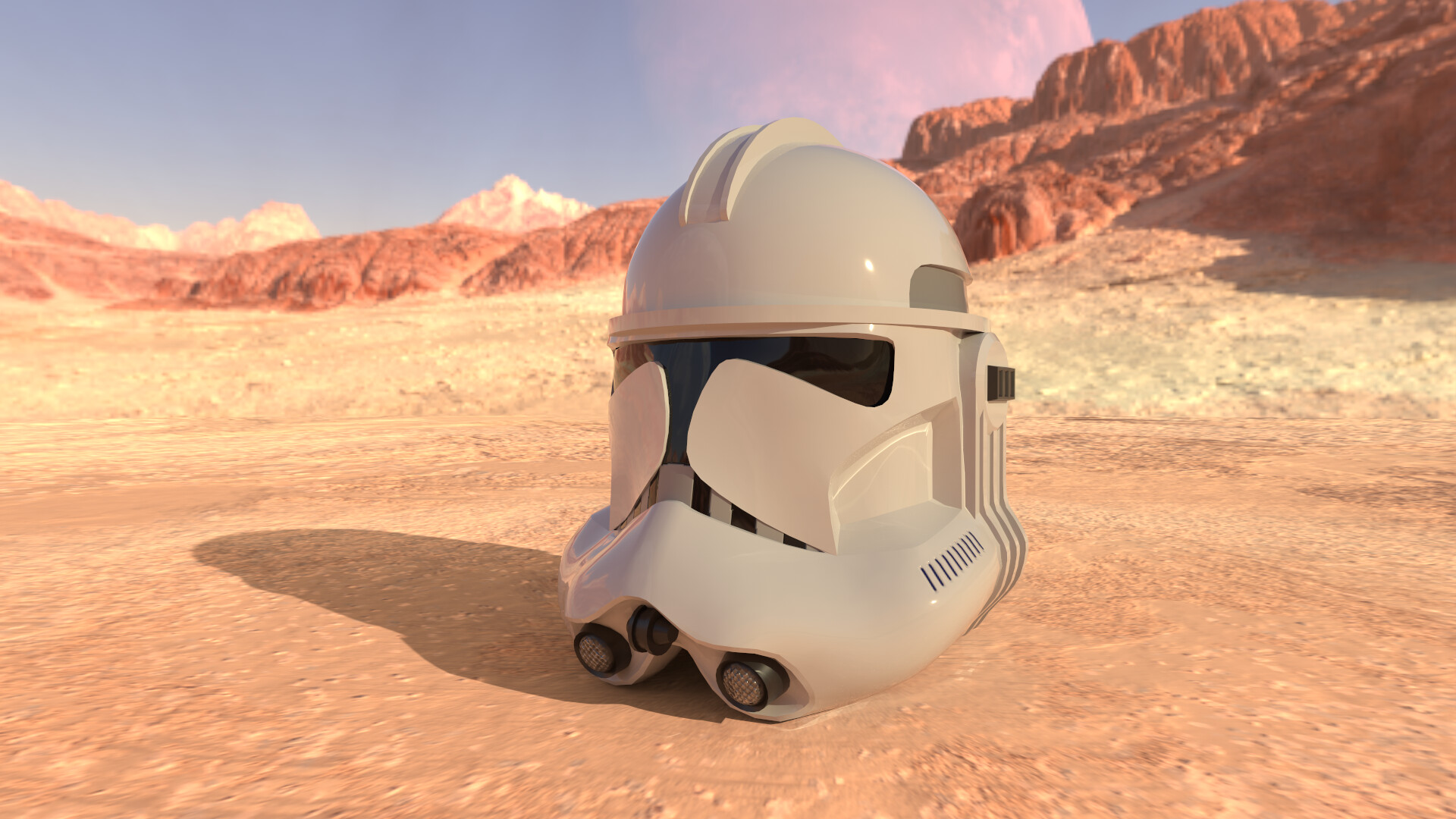 ArtStation - Phase II clone trooper helmet