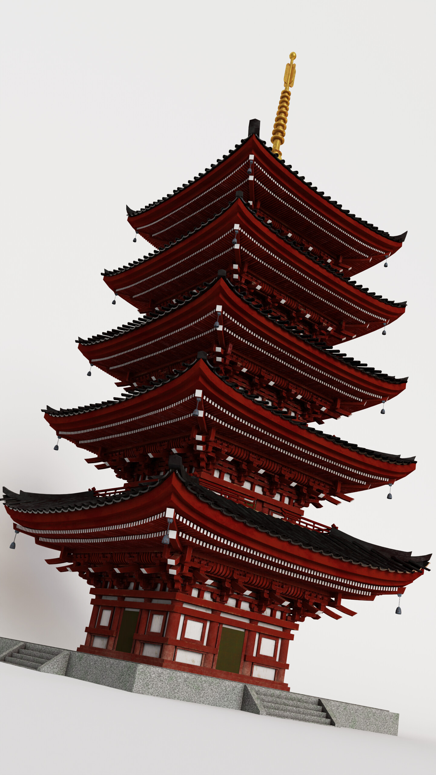 ArtStation - First construction: Five-storied pagoda
