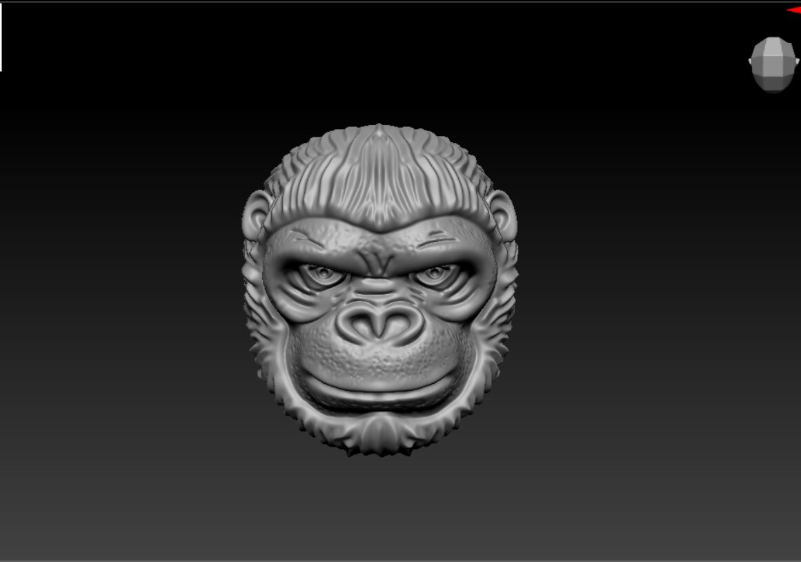 ArtStation - Men's ring with chimpanzee