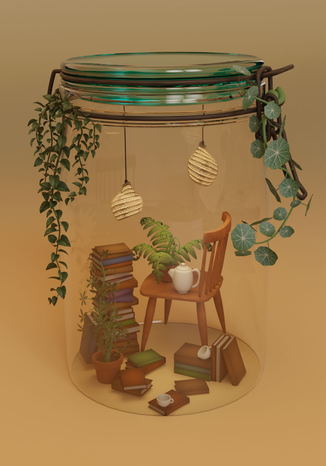 ArtStation - Life in a jar