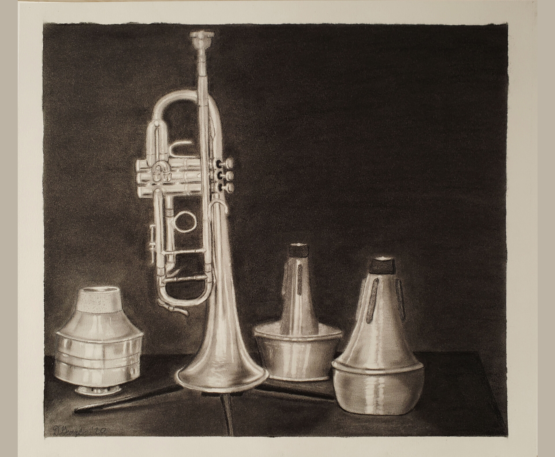 ArtStation - Trumpet Still Life