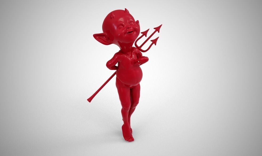 ArtStation - Red Devil 3D Print Model