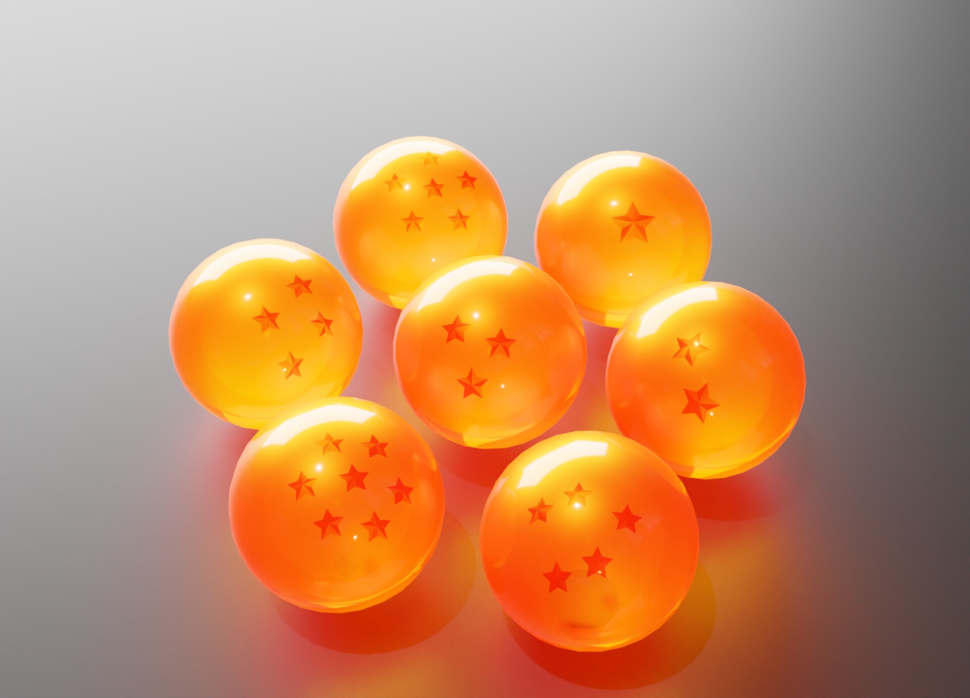 ArtStation - Realistic Dragonballs 3D render