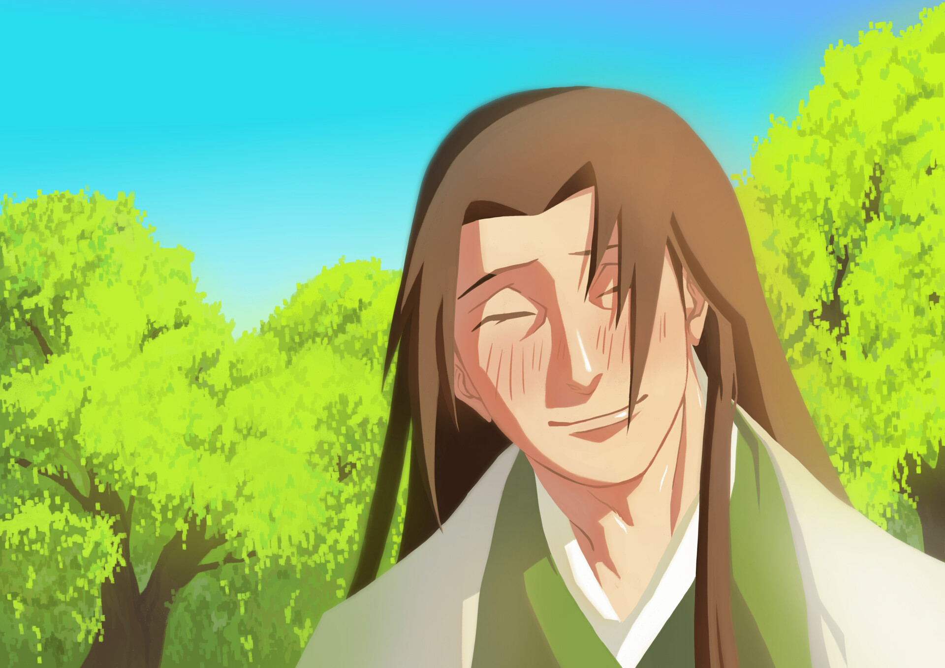 ArtStation - Senju Hashirama Fanart