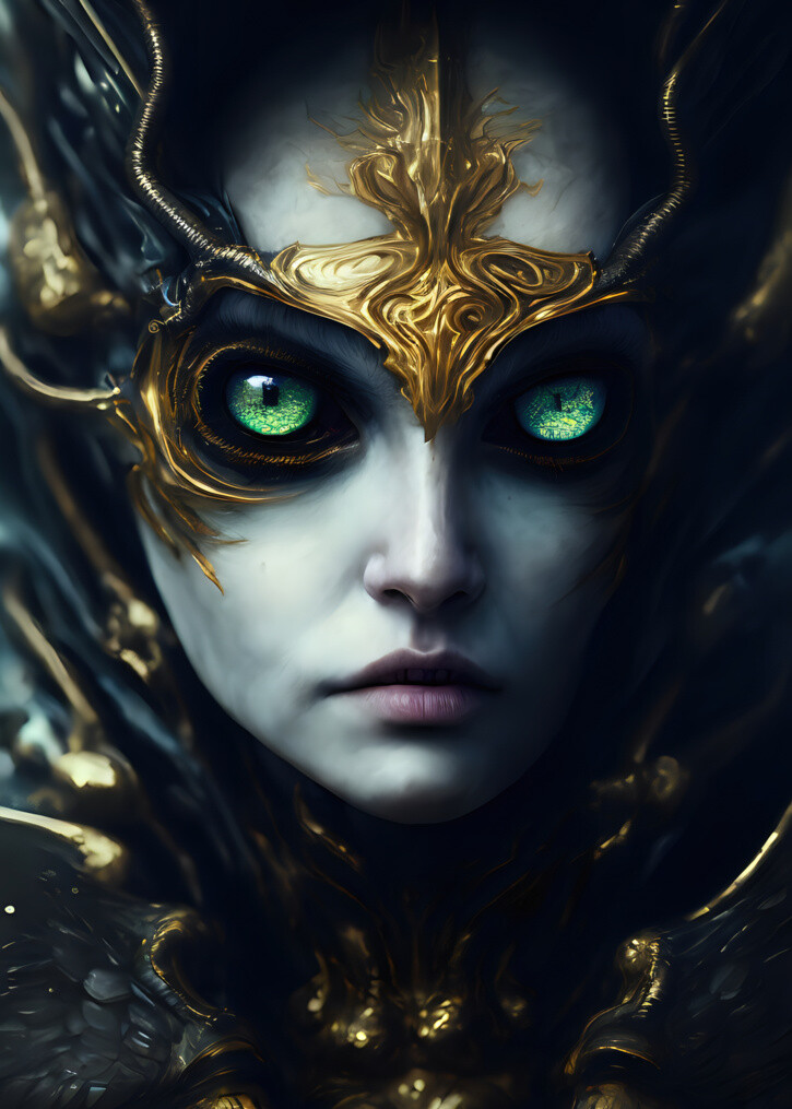 ArtStation - Demon face