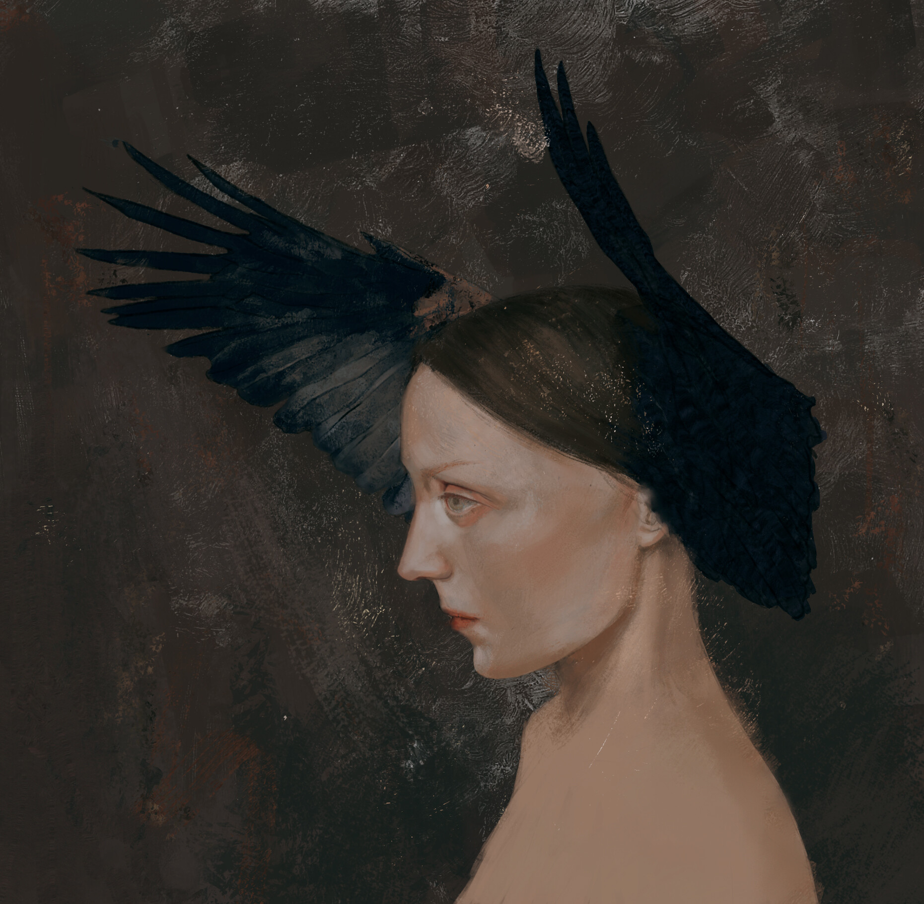 ArtStation - Head with wings