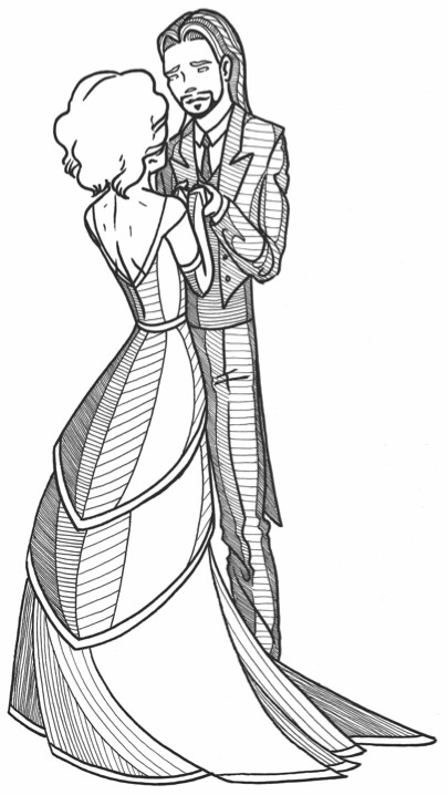 coloring pages of wedding bells