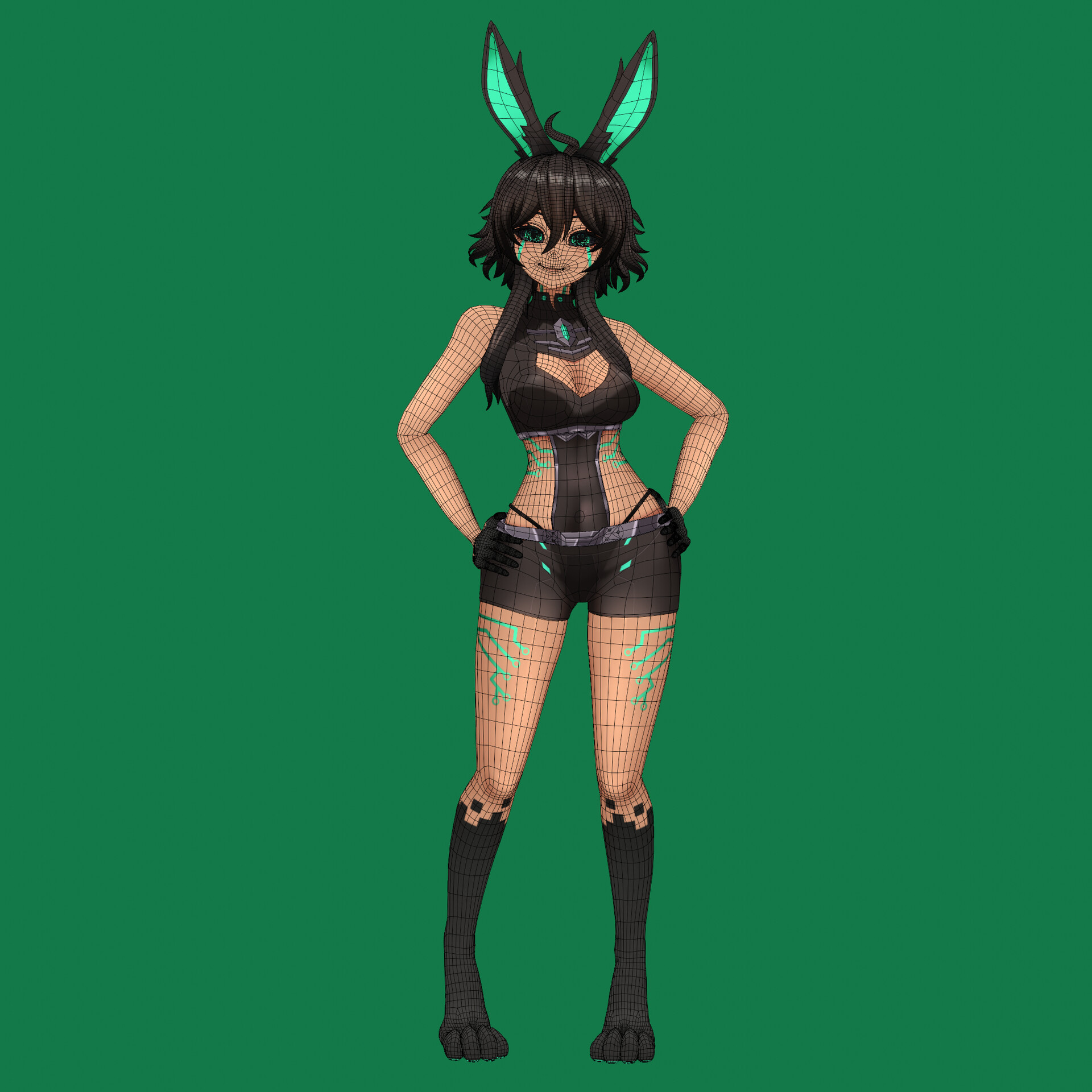 mistyskye - Nulllbunny - 3D VTuber model