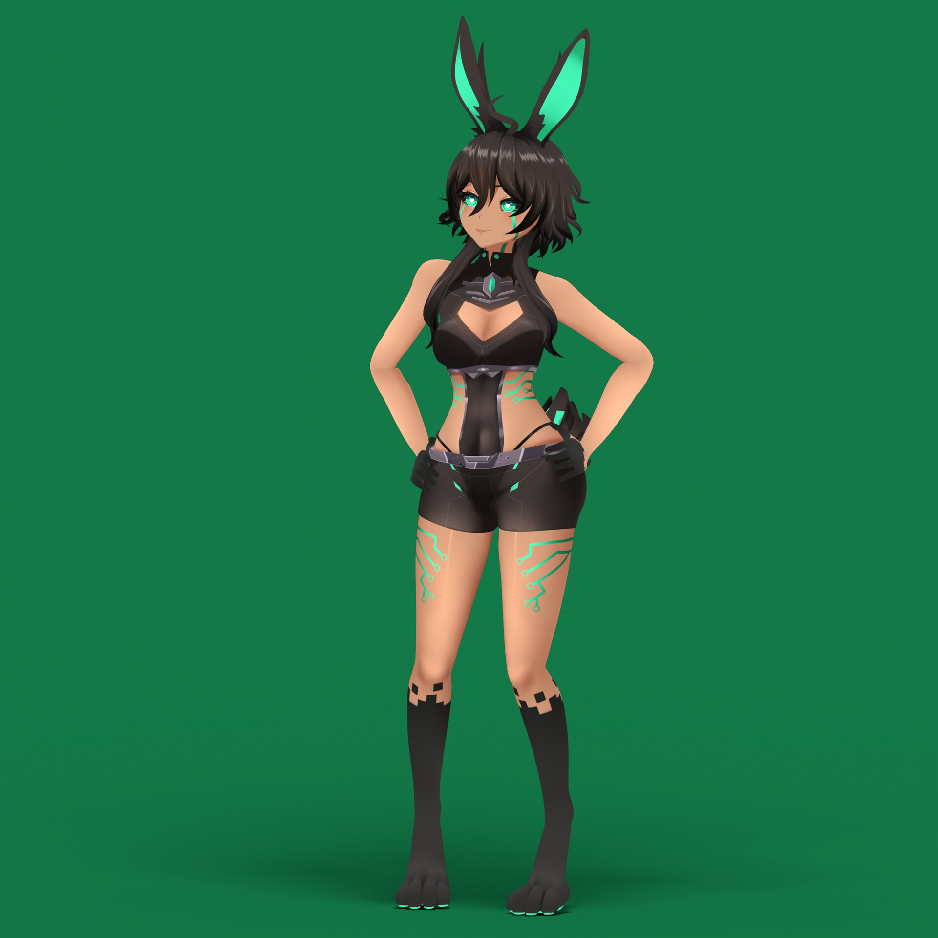 mistyskye - Nulllbunny - 3D VTuber model
