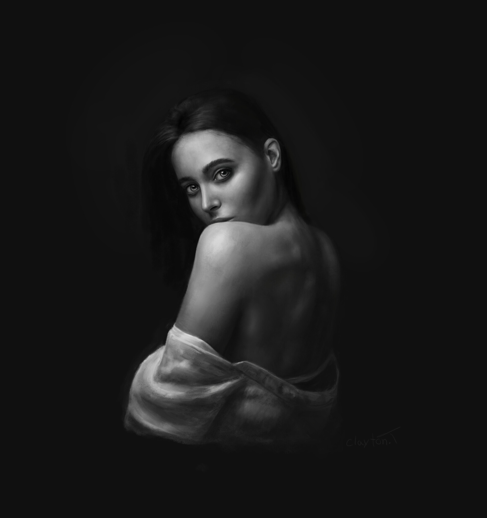 ArtStation - Greyscale Portraits