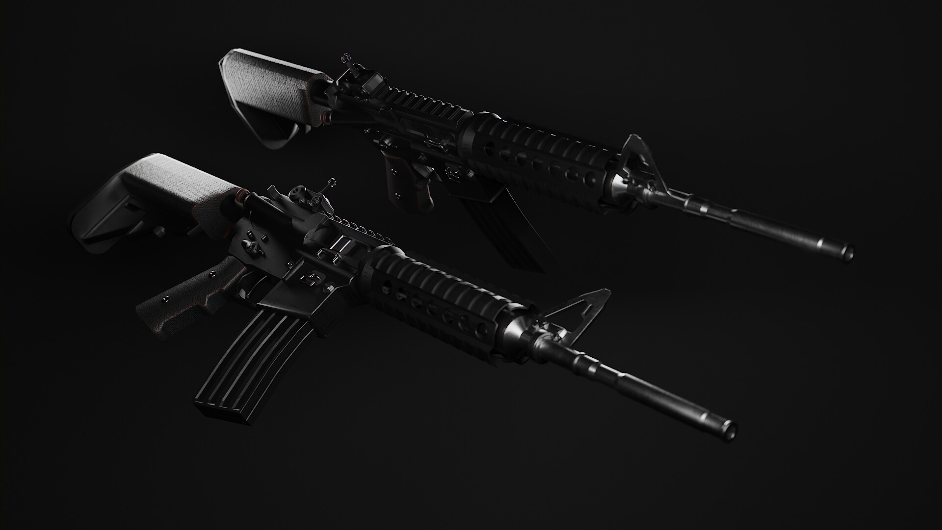 ArtStation - M4 assault rifle