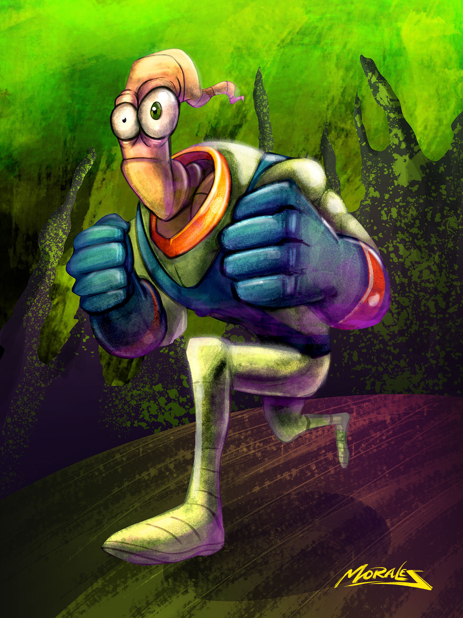 ArtStation - Earthworm Jim