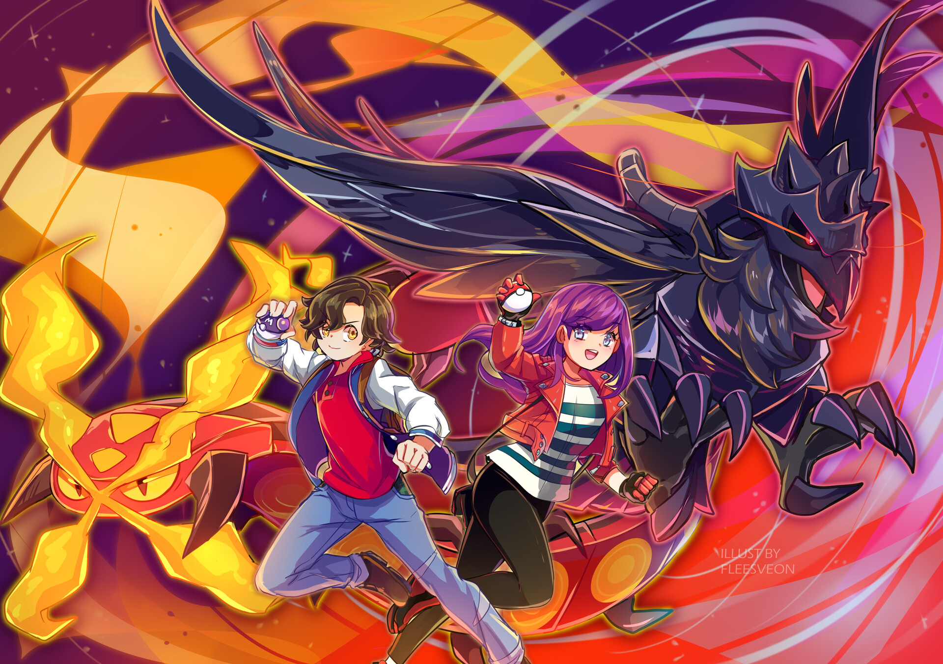 ArtStation - Pokemon Team Sword and Shield