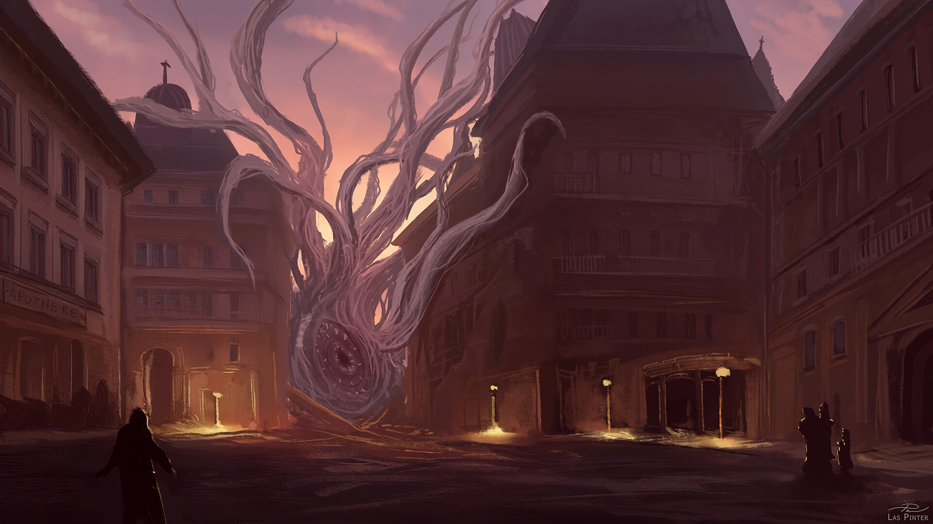 ArtStation - Vienna Street - Commission