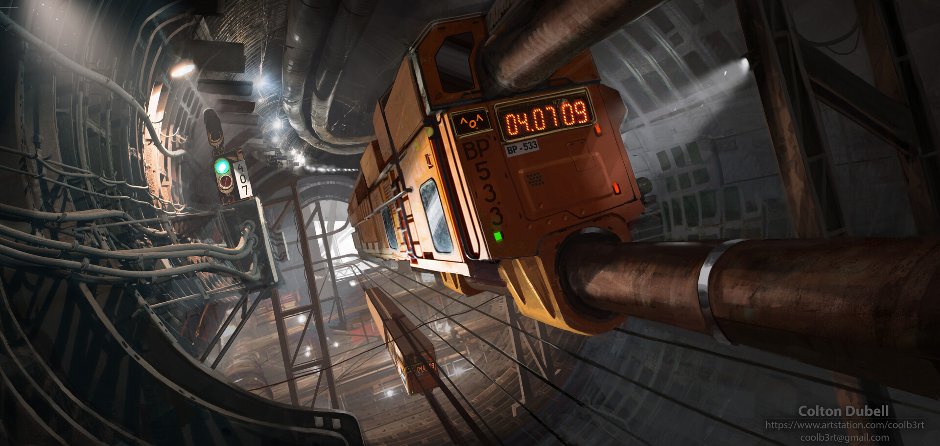 ArtStation - Tunnel System Shots