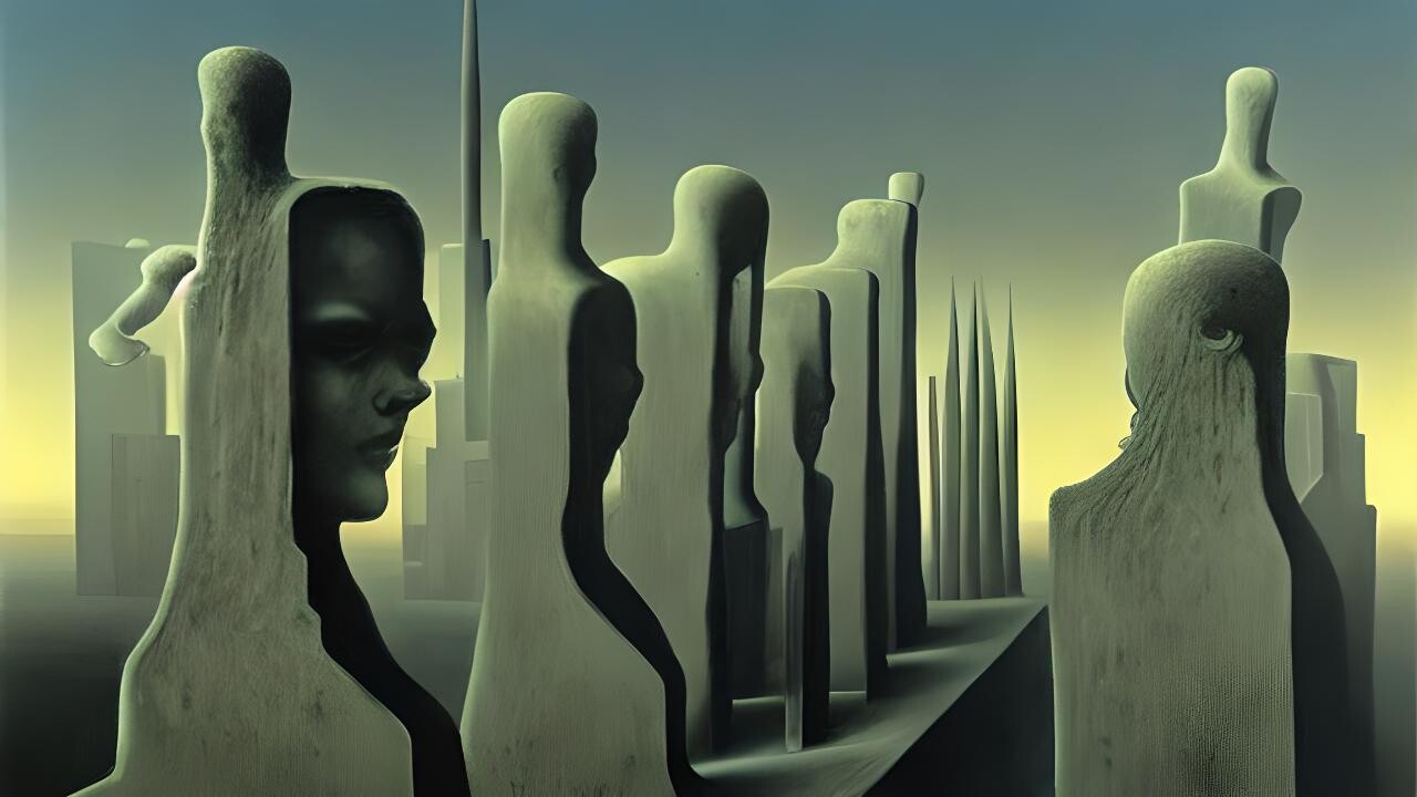 ArtStation - Dystopian AI Mind