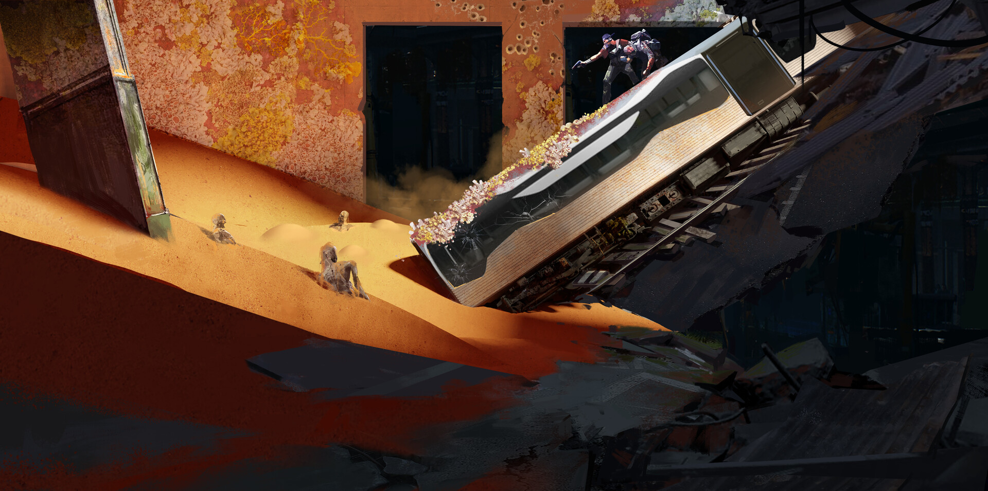 yiru wang(狗哥) - 末世场景概念