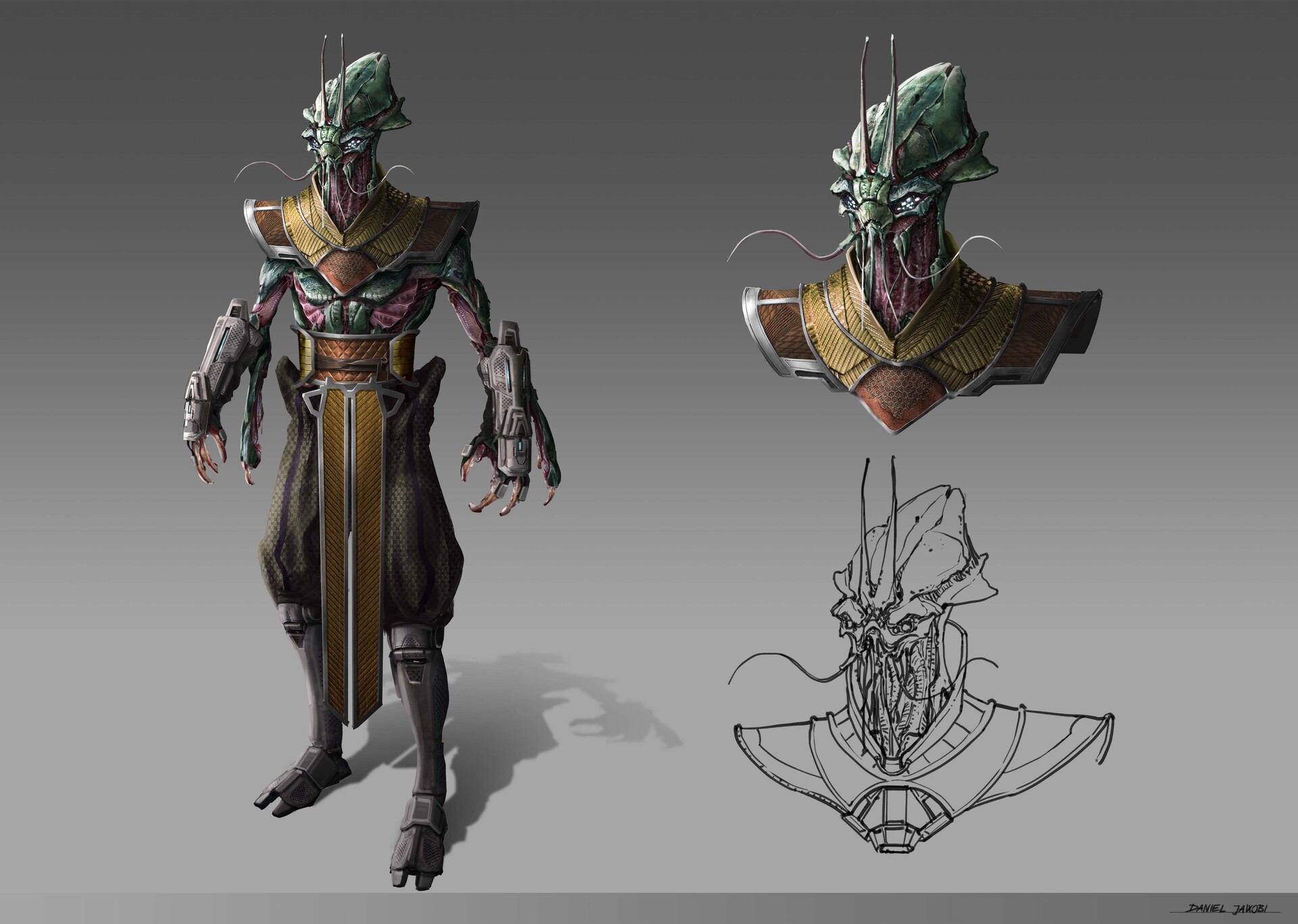 ArtStation - Alien Character Concept