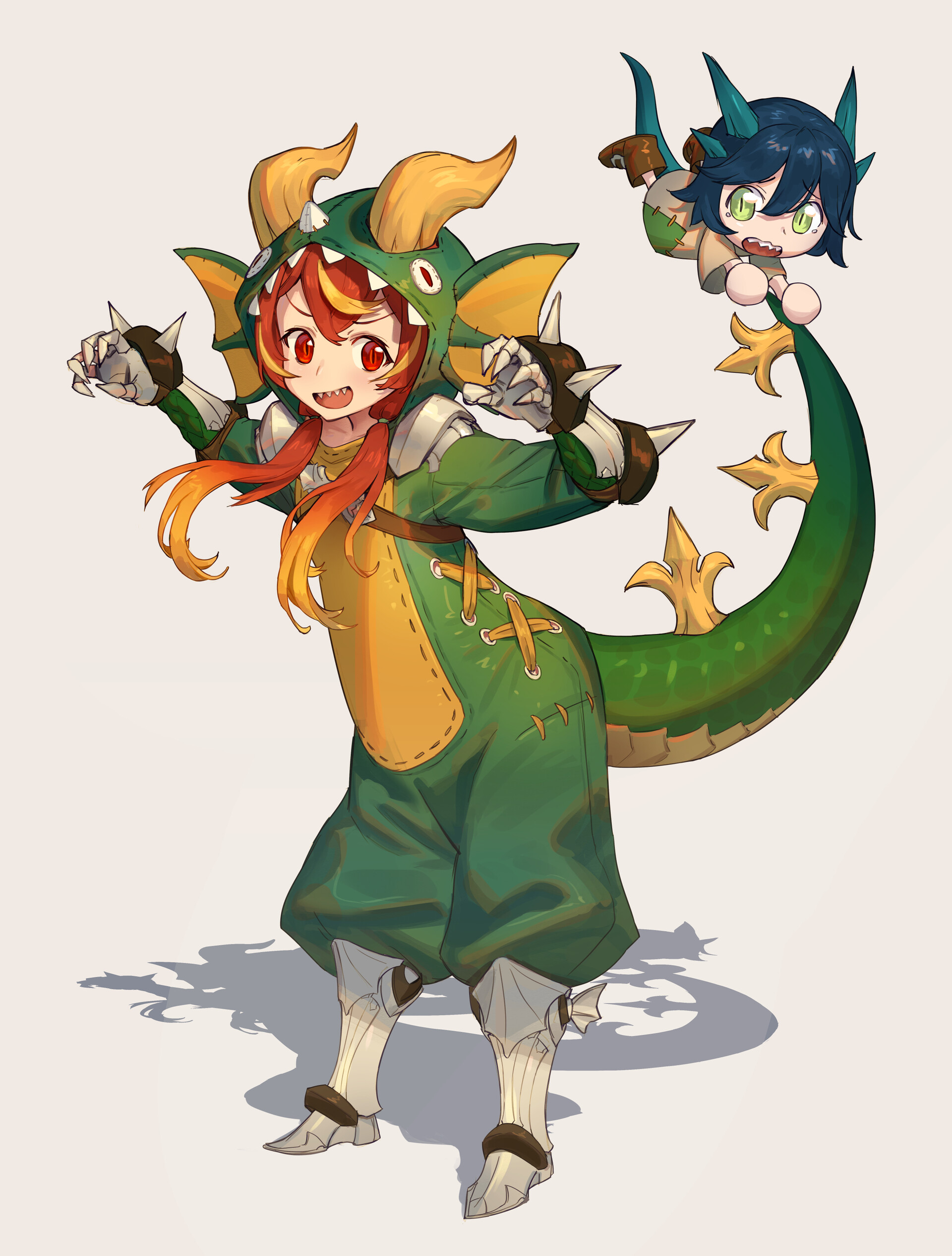 ArtStation - Salamanda (and Oatmeal the Kobold)