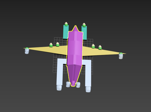 ArtStation - Spaceship model