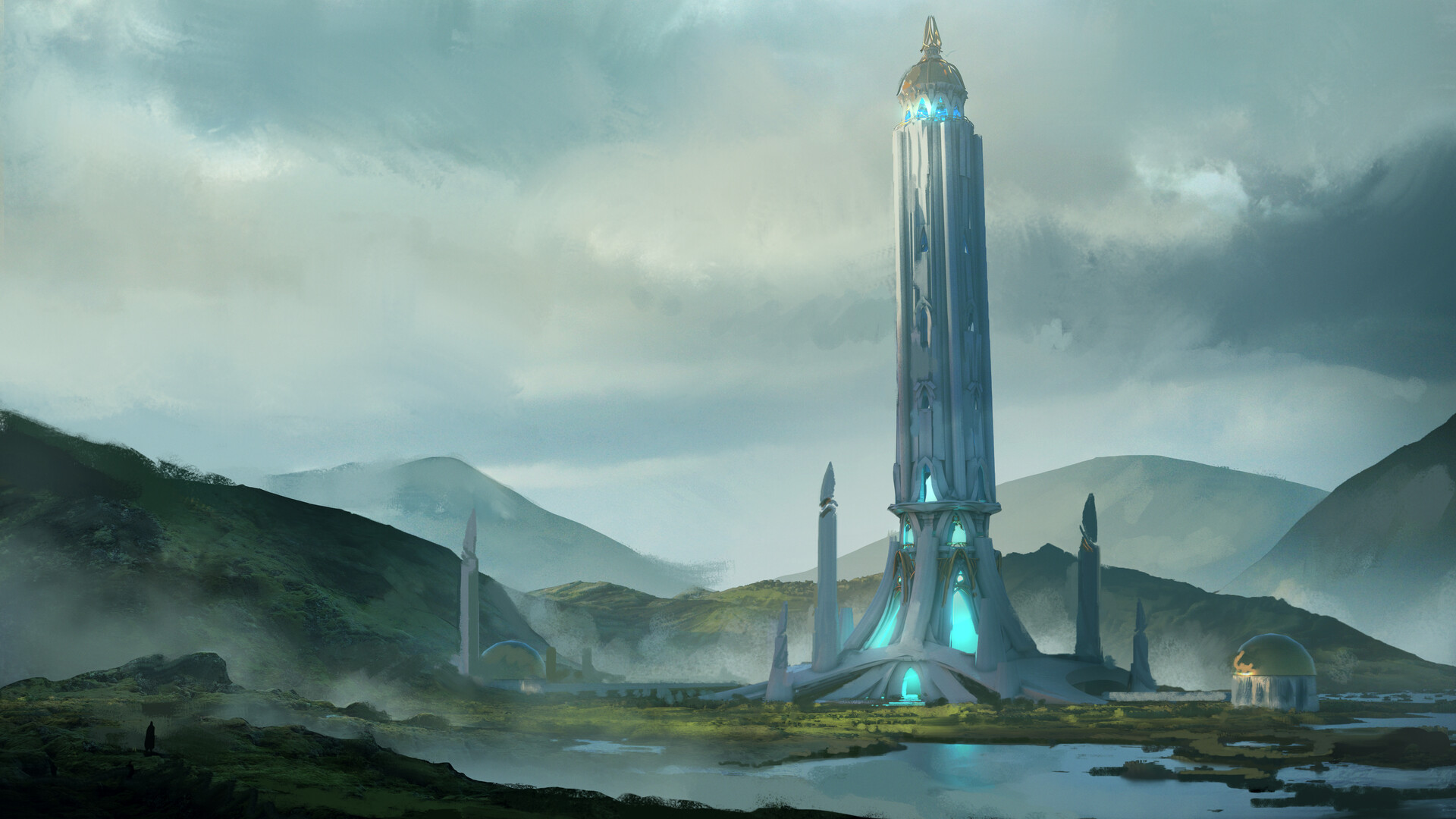 Leon Tukker - Magic the Gathering - Brothers war Urza's Tower concepts