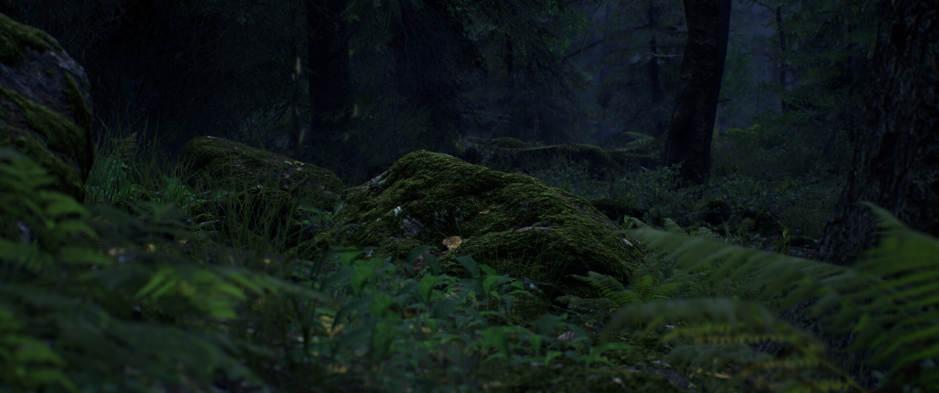 ArtStation - Nordic Conifer Forest - Lighting Doodles