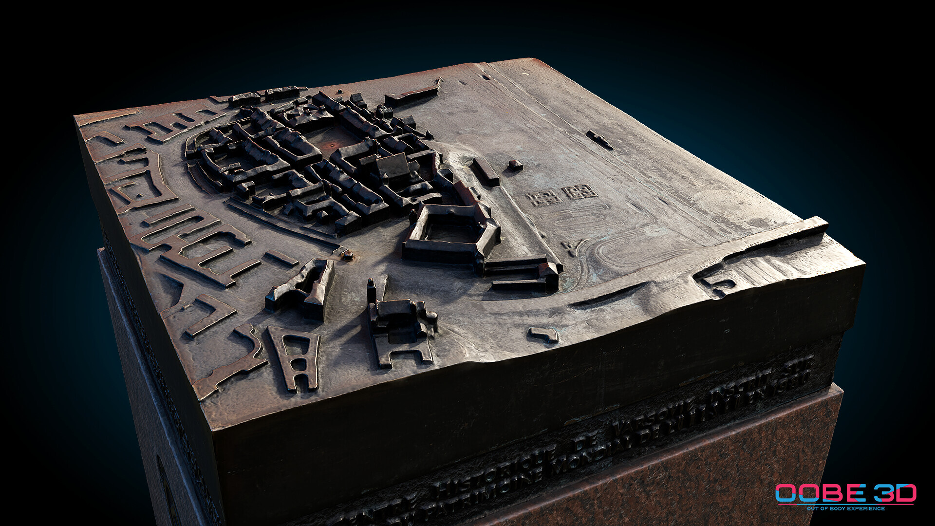 ArtStation - Warsaw Old Town map (photogrammetry model)