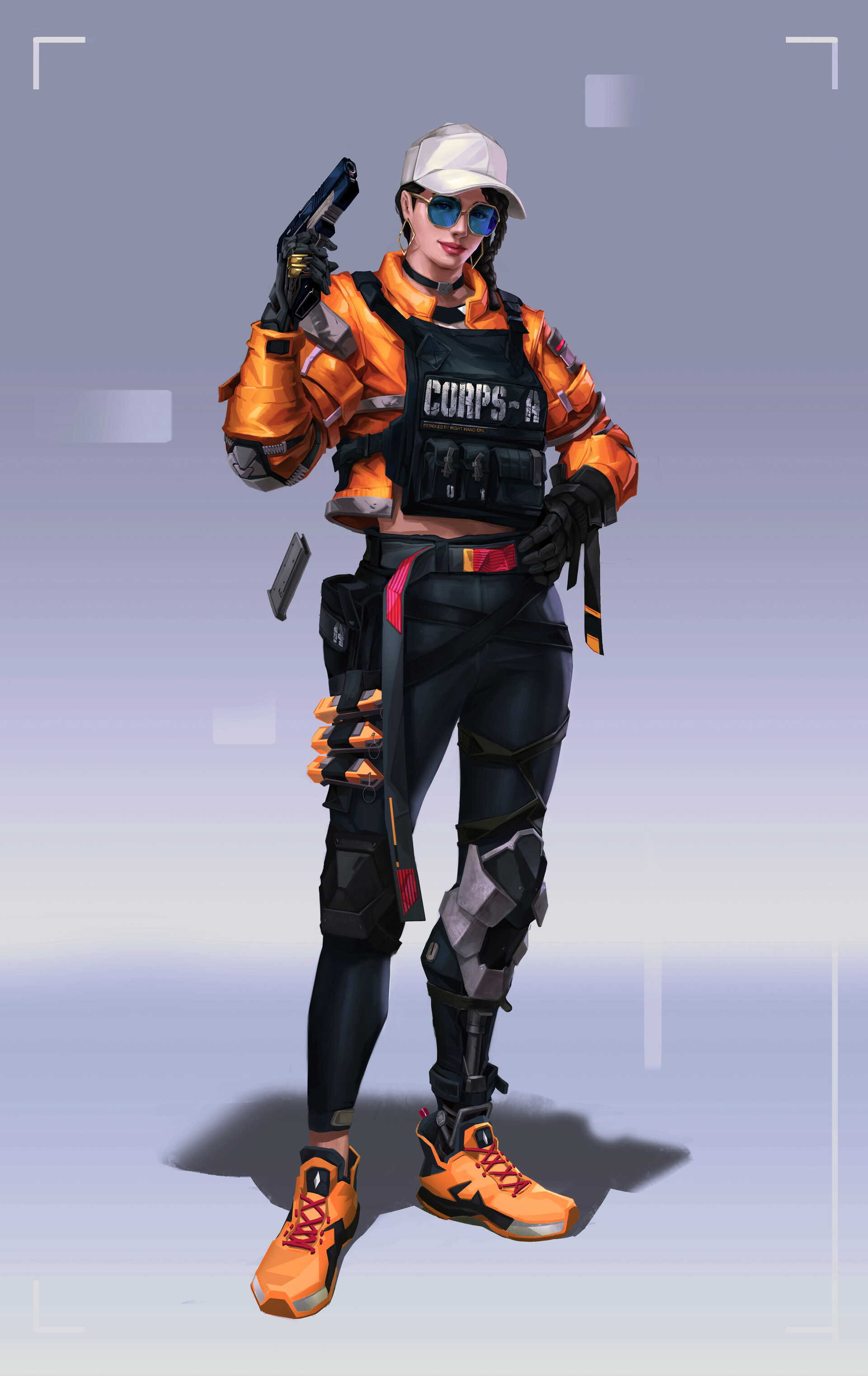 ArtStation - cyber corps agent concept