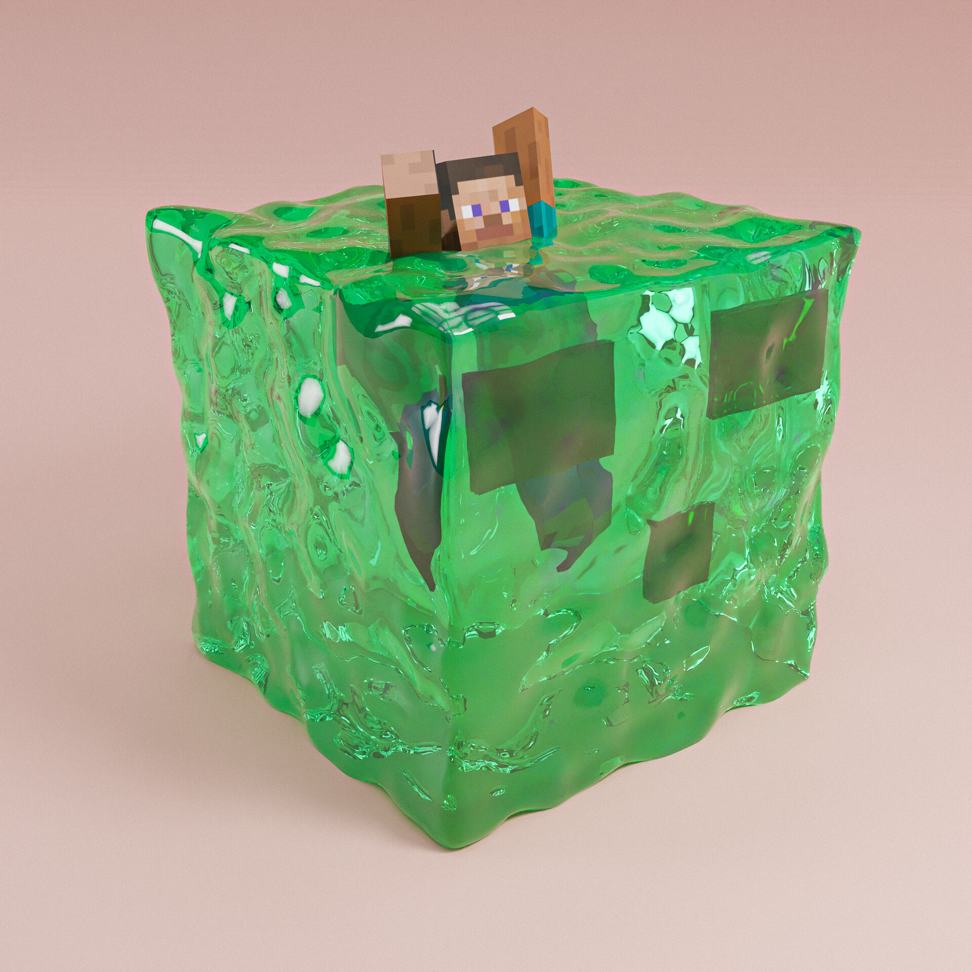 ArtStation - Steve & Slime