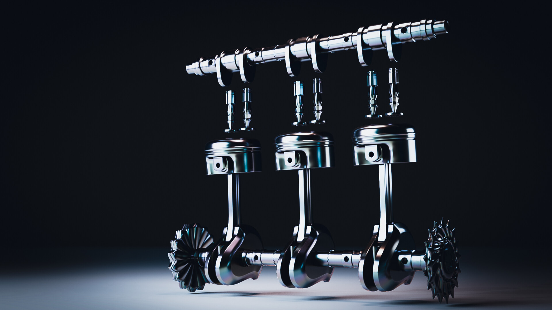 ArtStation - Kitbash engine parts