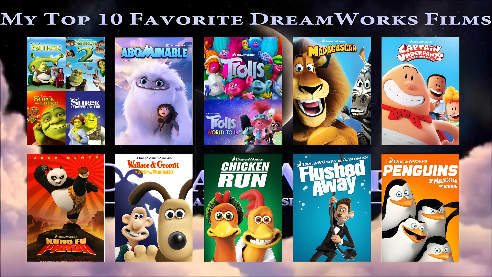 Artstation My Top 10 Favorite Dreamworks Films