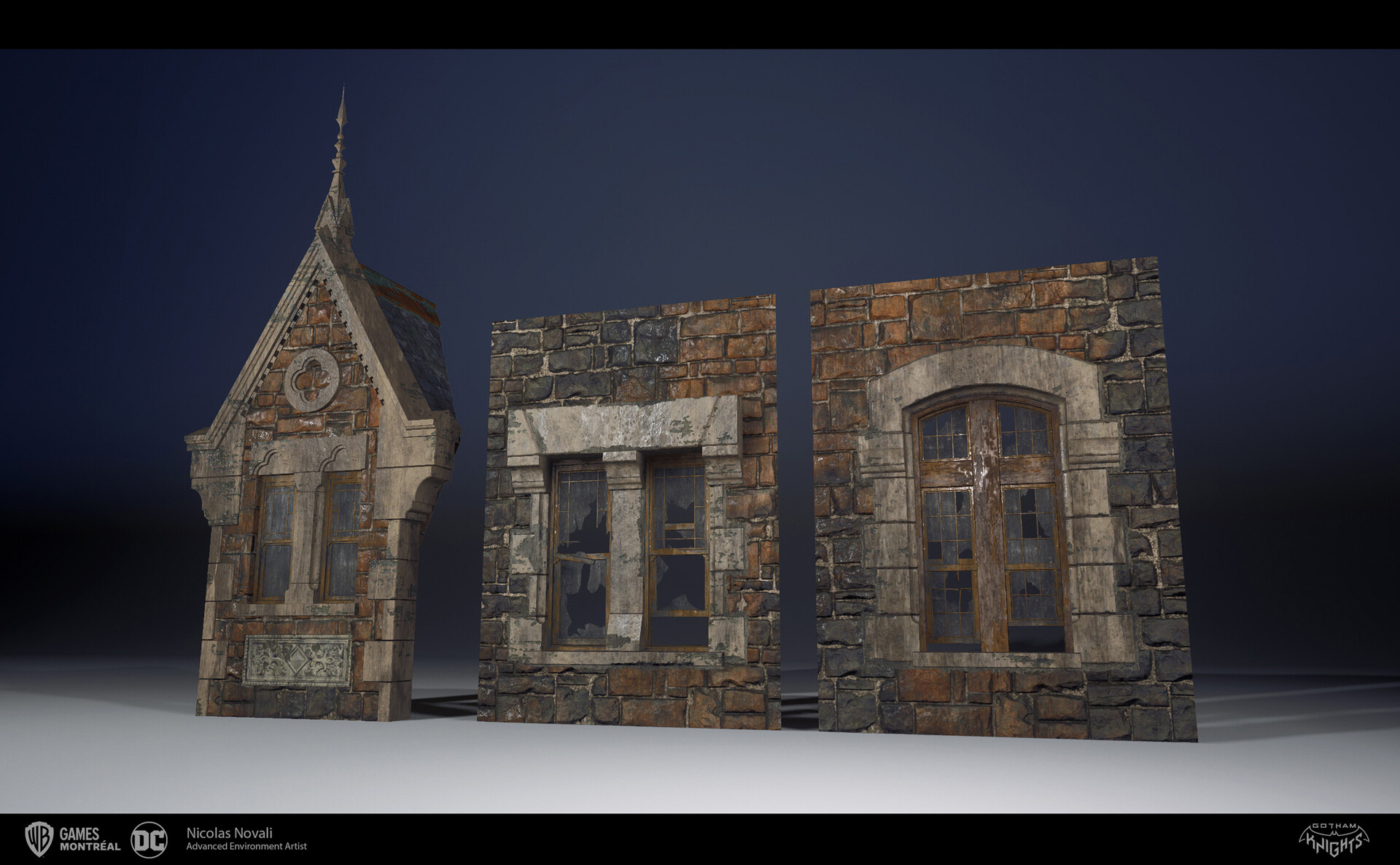 Nicolas Novali - Gotham Knights - Arkham Asylum Assets