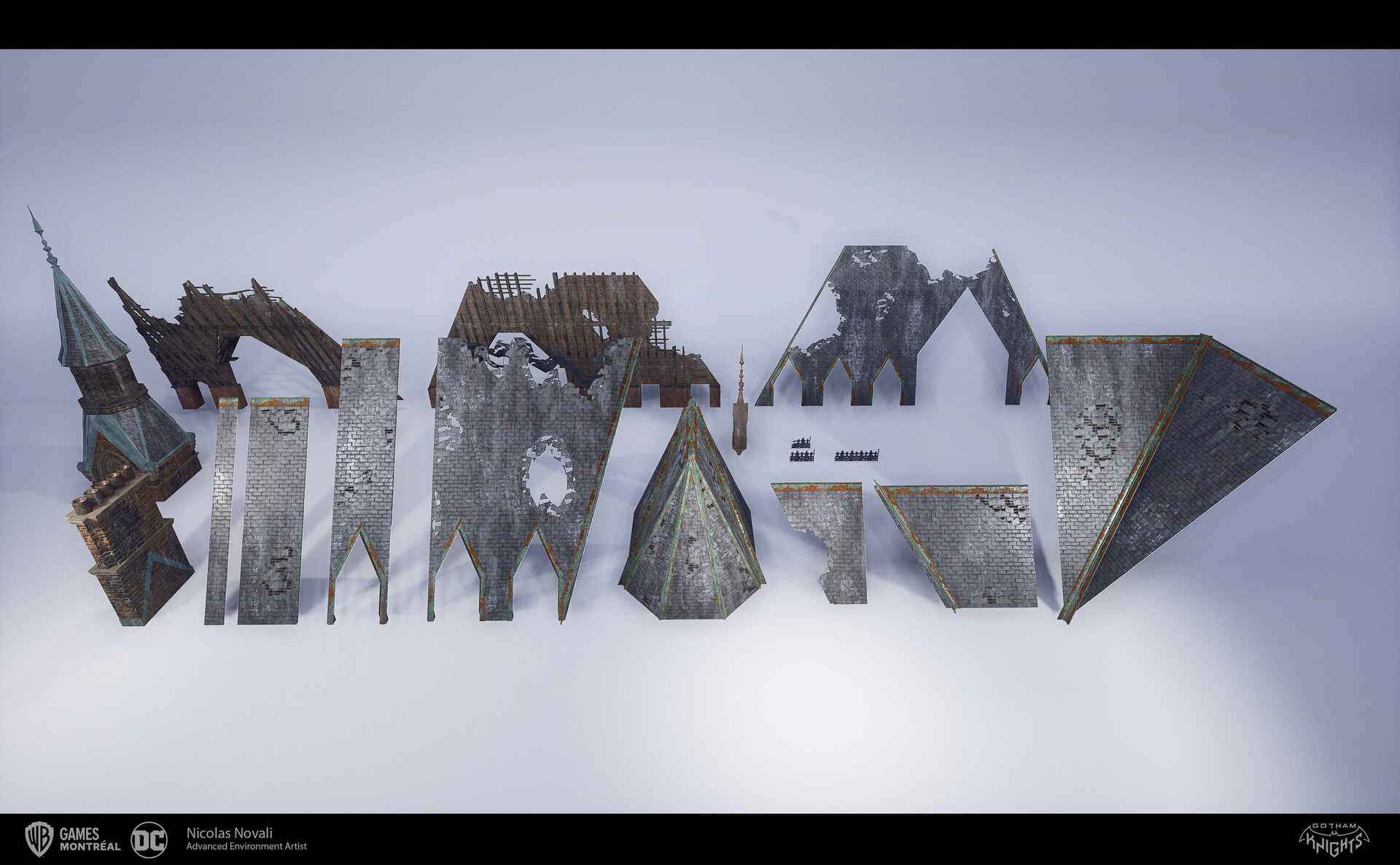 Nicolas Novali - Gotham Knights - Arkham Asylum Assets