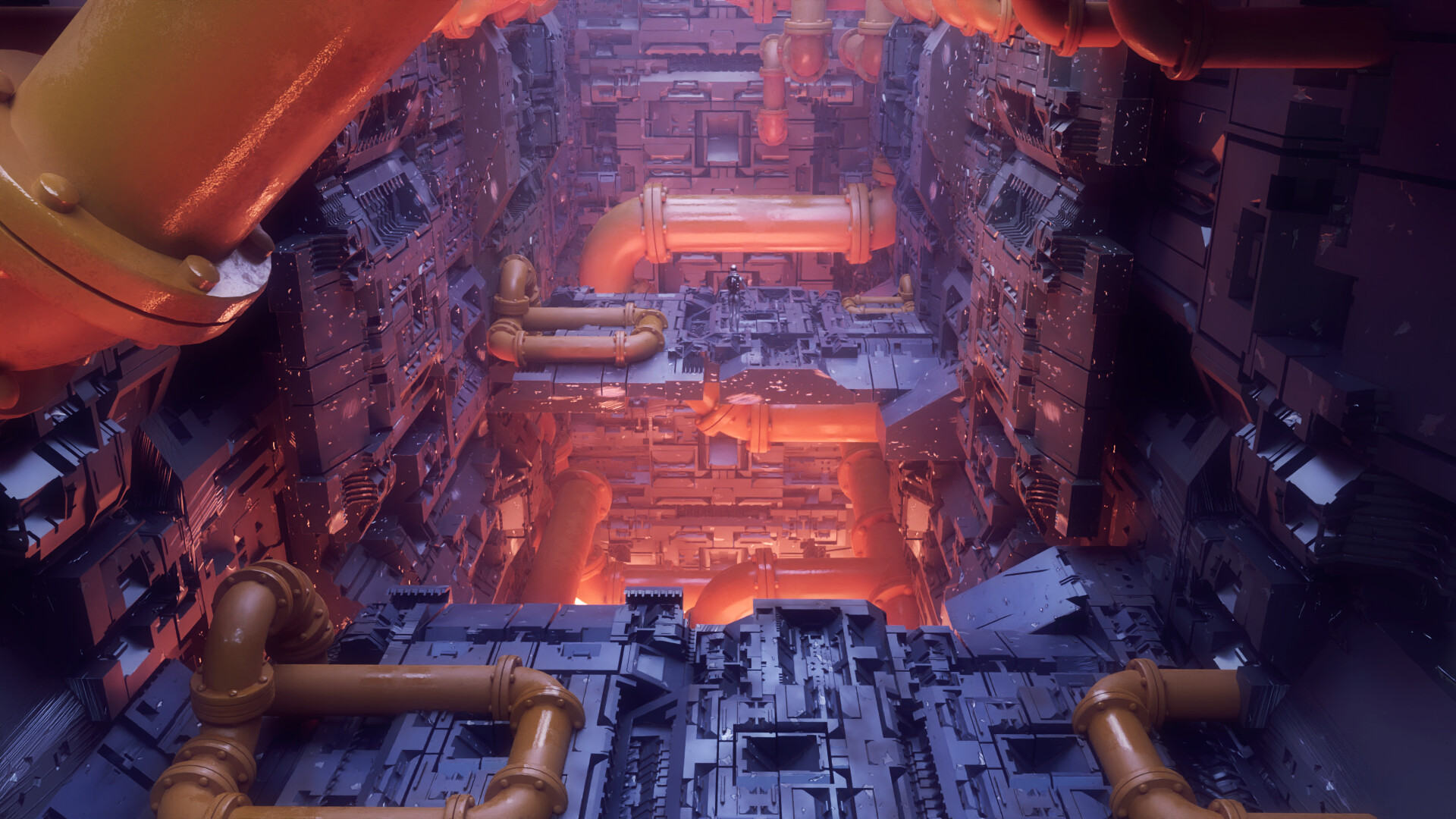 ArtStation - Pipes and metal.. how tf do I take this to the next level...?