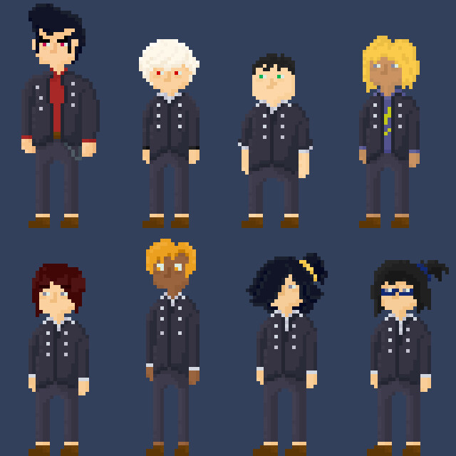 «Students» Pixel Art by William T — ProUser.Me